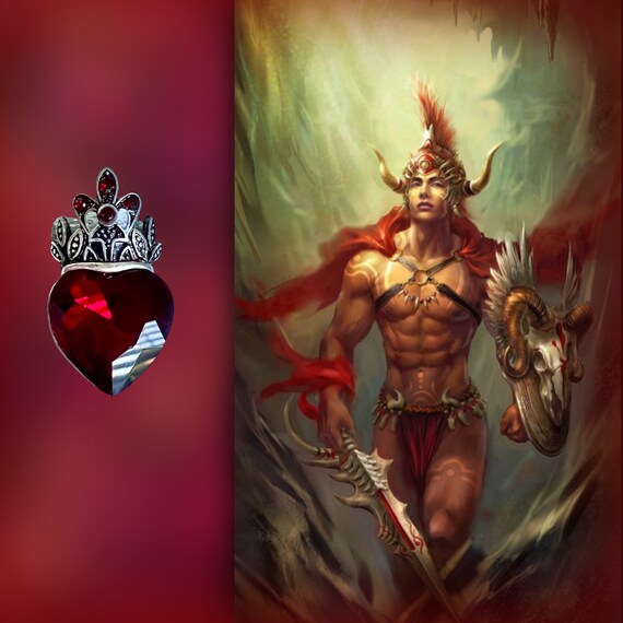 The Romantic Lover Knight Ancient Spirit Companion Vessel - Etsy