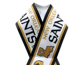 Commanders Football White Background 1 Yard Length on Grosgrain Ribbon ...