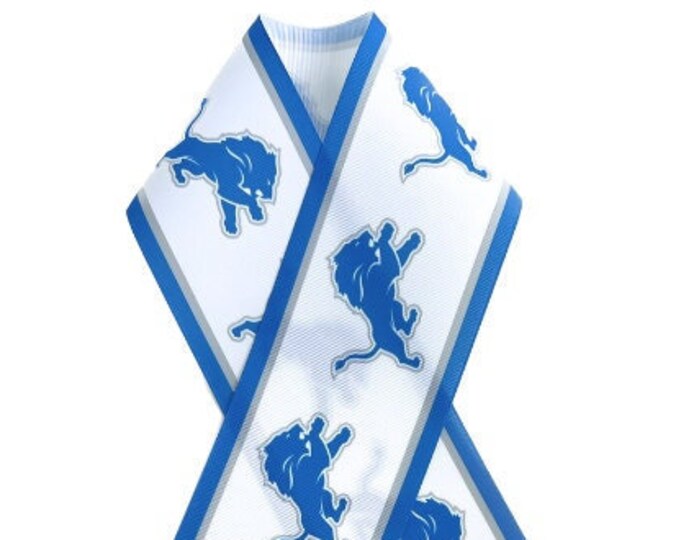 Lions White Background High Quality Grosgrain Ribbon, Choose Preferred ...