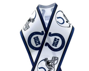 Commanders Football White Background 1 Yard Length on Grosgrain Ribbon ...