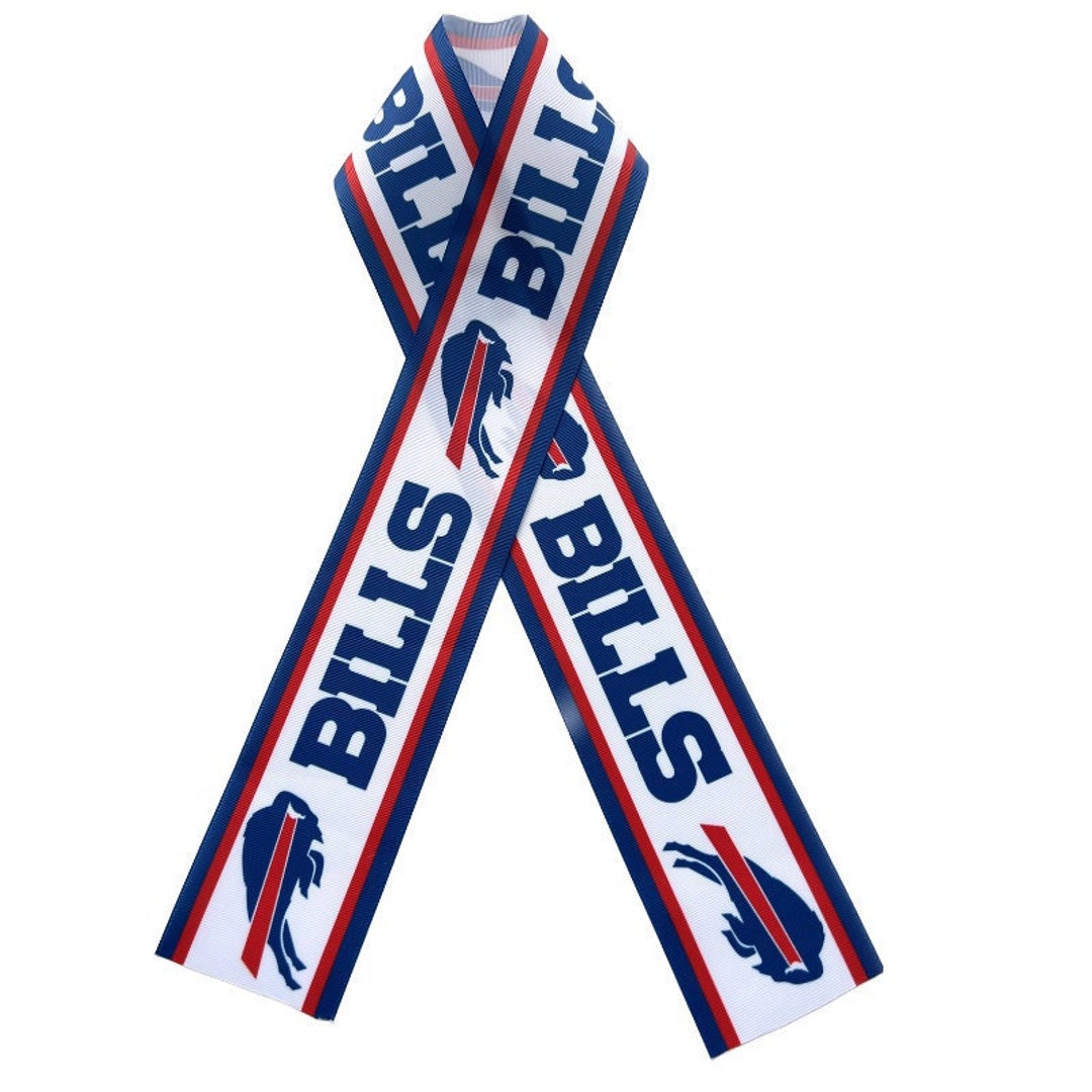 Bills 2 Logos White Background Multiple Sizes Printed Grosgrain Ribbon ...