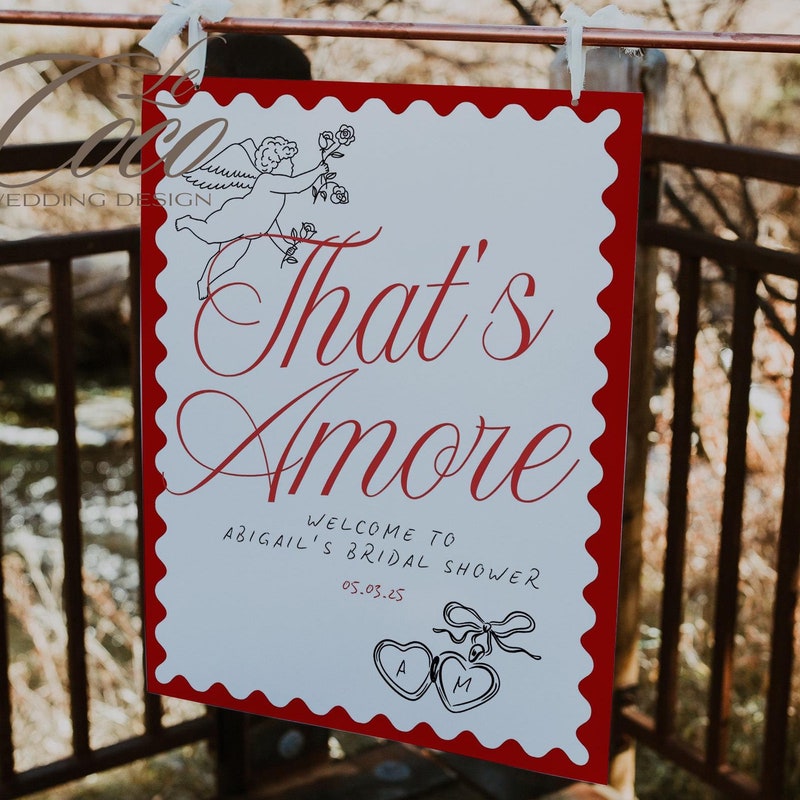 That's Amore Sign - Etsy