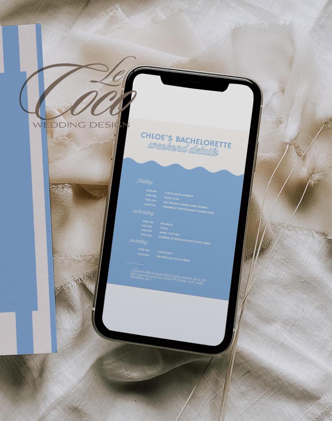 Love on the Lake Bachelorette Invitation, Lake Bachelorette Invite ...