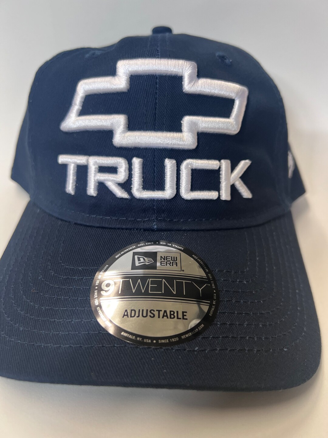 Chevy Truck (dad Hat) Navy Blue (white Thread) - Etsy