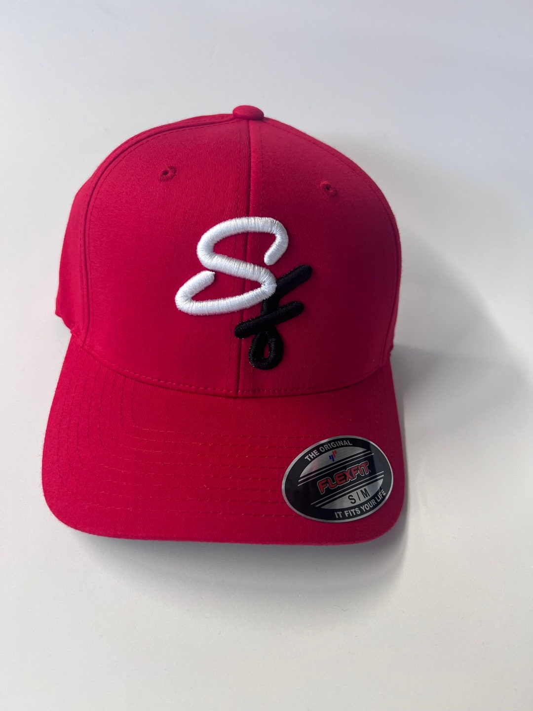 San Francisco Flexfit (red) White&black Thread S/m, L/XL - Etsy