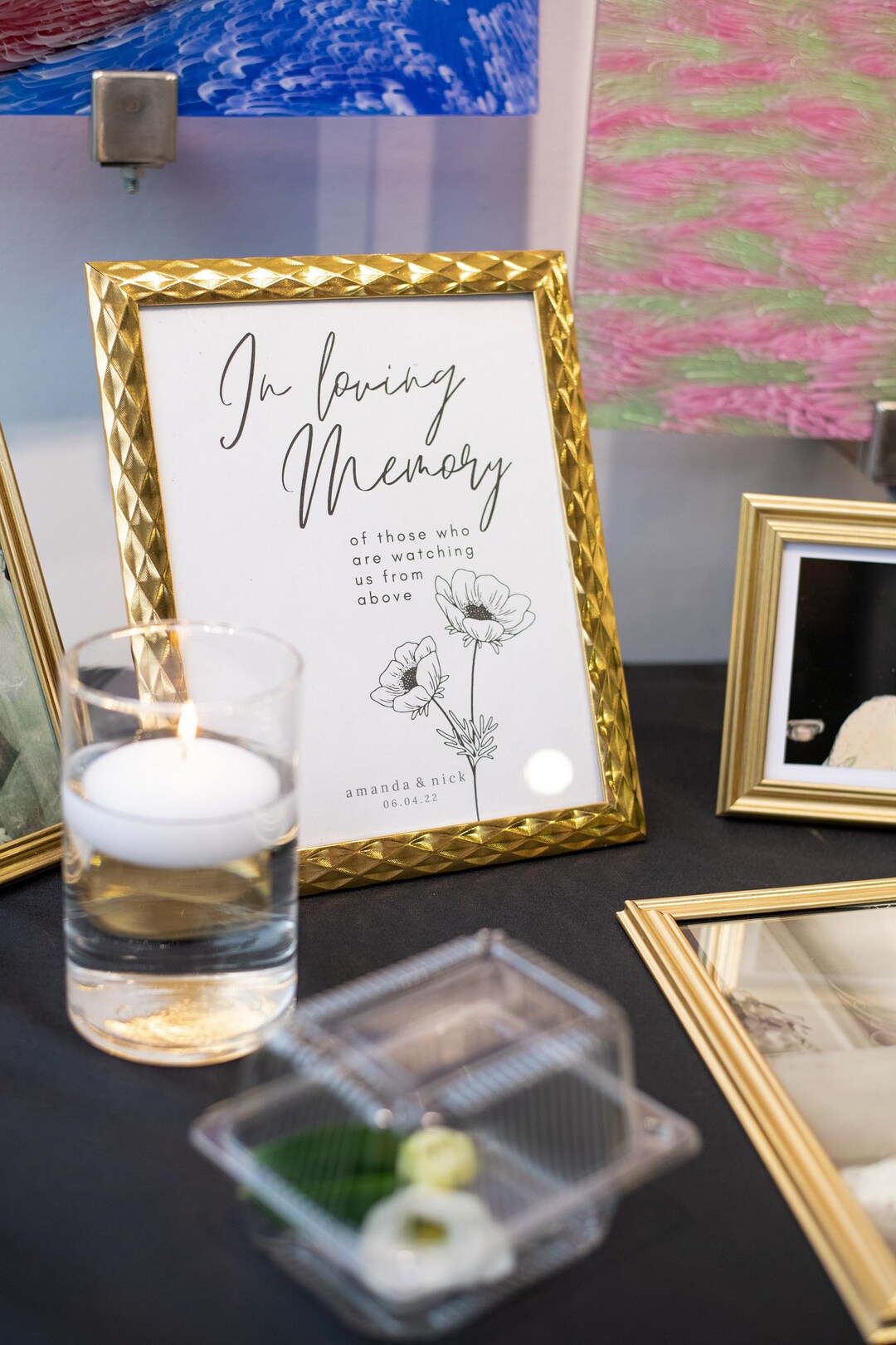 Personalized Wedding in Loving Memory Sign - Etsy