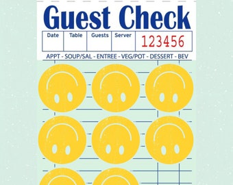 Guest Check Art - Etsy