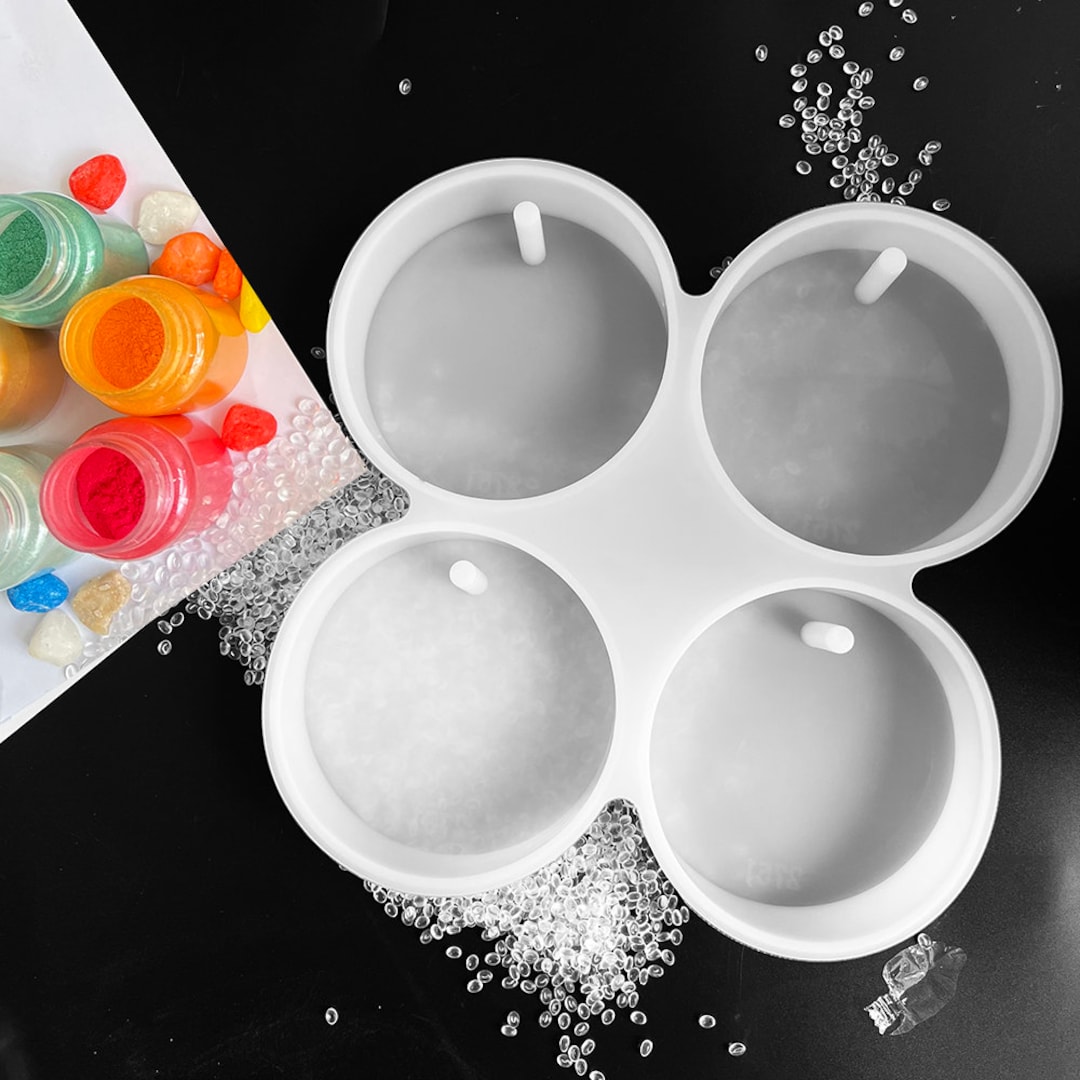 4 in 1 4 Inch Round Car Freshies Molds Air Freshie Mold - Etsy