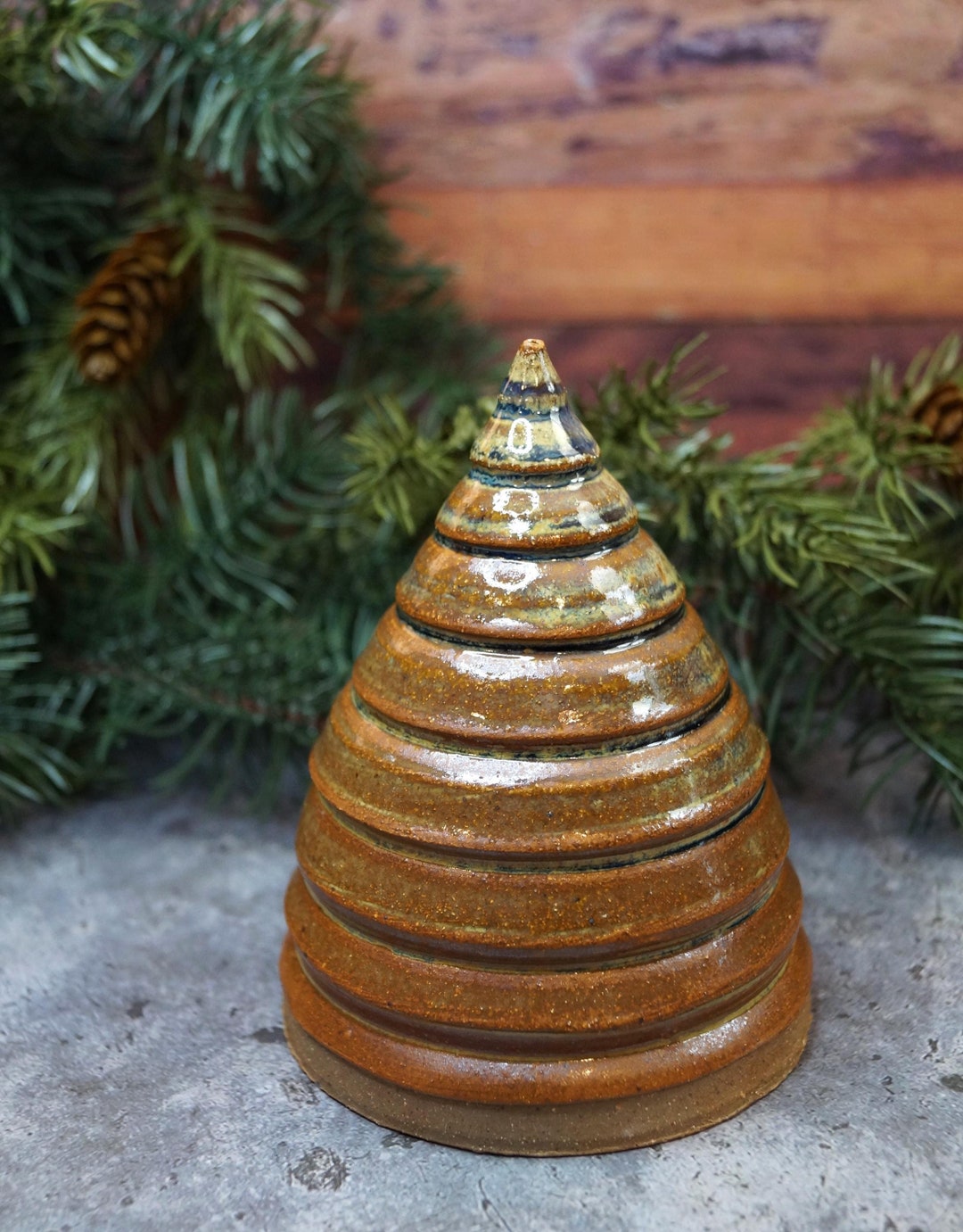 Christmas Tree - Rustic Decor, Farmhouse, Earthy, Country - Wheel ...