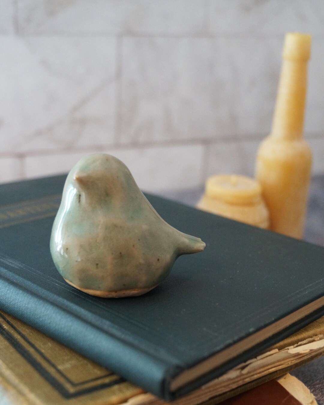 Small Blue Bird - Hand-built Sculpture - Spring, Sweet, Cute, Adorable ...