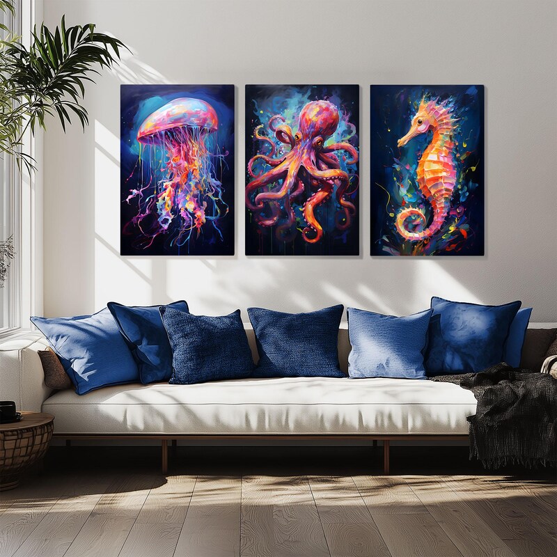 Ocean Life Print - Etsy