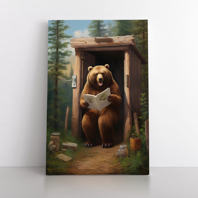 Funny Funny Animal Canvas Paintings - Etsy