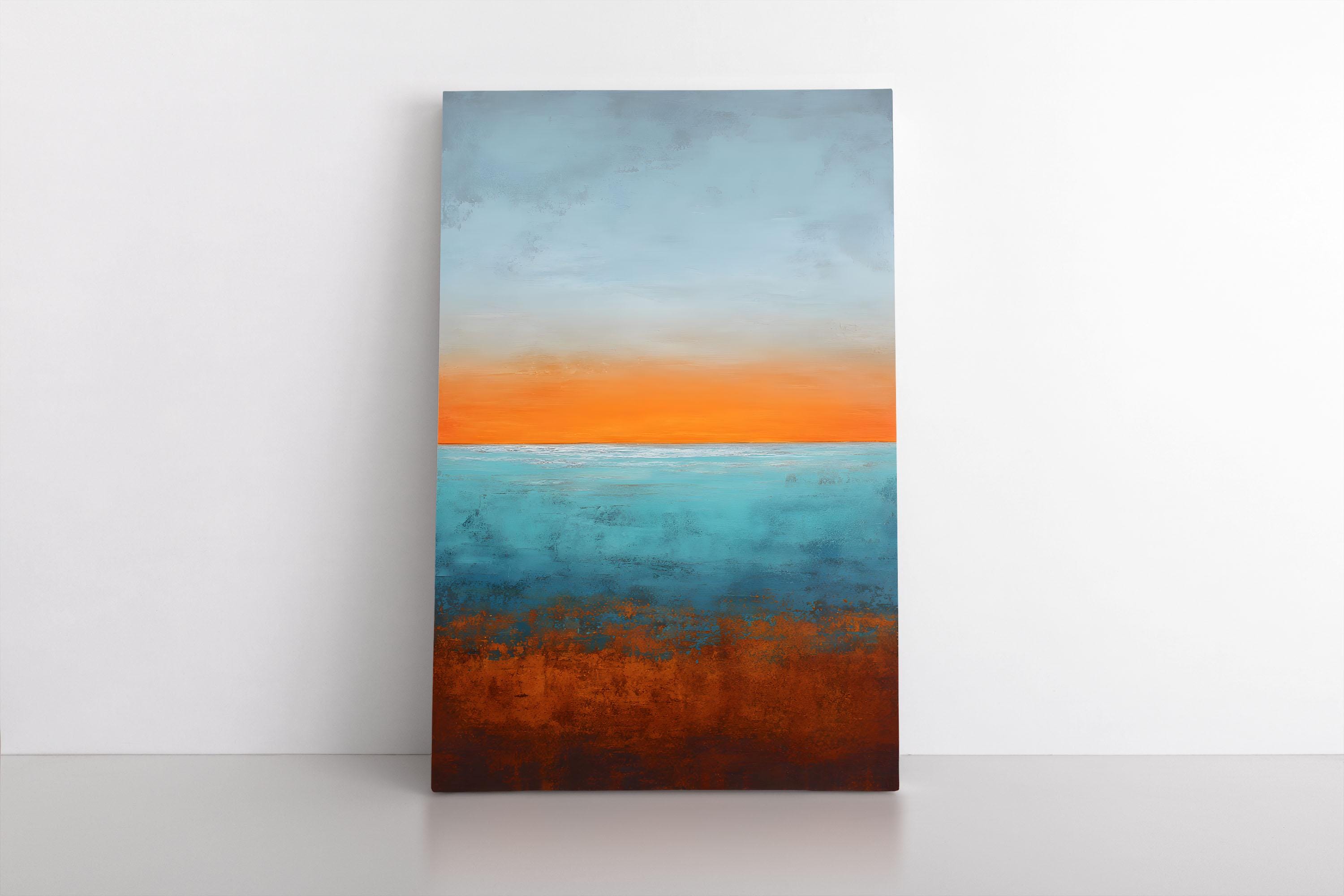 Abstract Gradient Wall Art - Mark Rothko Inspired Canvas Print, Framed ...