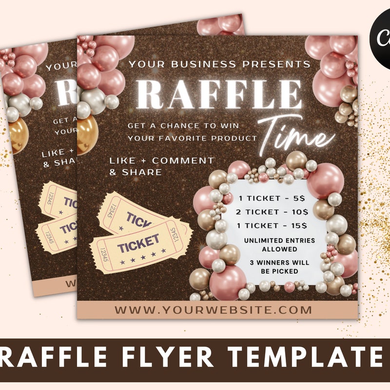 Basket Raffle Flyer - Etsy