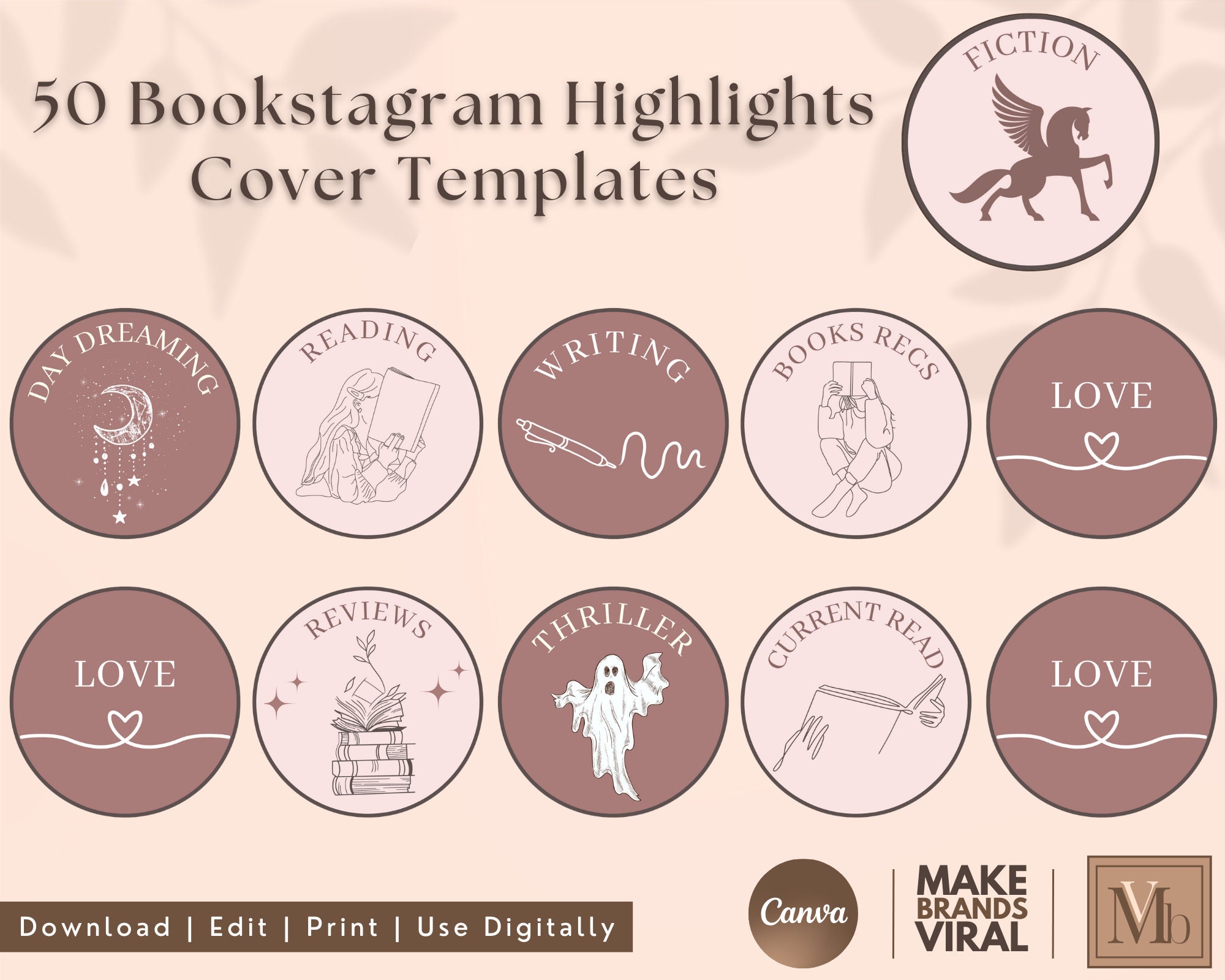 Bookstagram Highlight Covers, Instagram Highlight Cover, Instagram ...