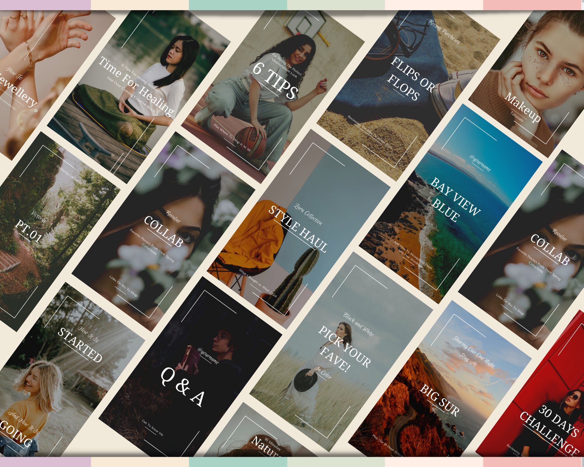 Editable Instagram Reels Cover, Instagram Reel Cover, Aesthetic Reels ...