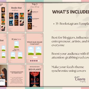 Bookstagram Story Bundle, Bookstagram Story Template, Bookstagram ...