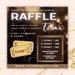 Raffle Ticket Poster, Social Media Flyer, Flyer Design, Raffle Ticket ...