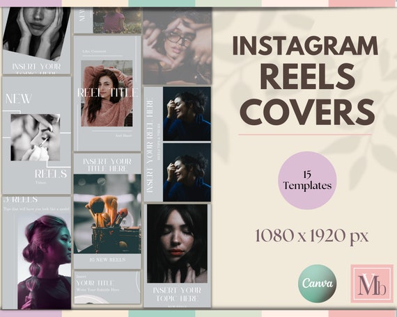 15 Modern Instagram Reel Templates Canva Templates for - Etsy