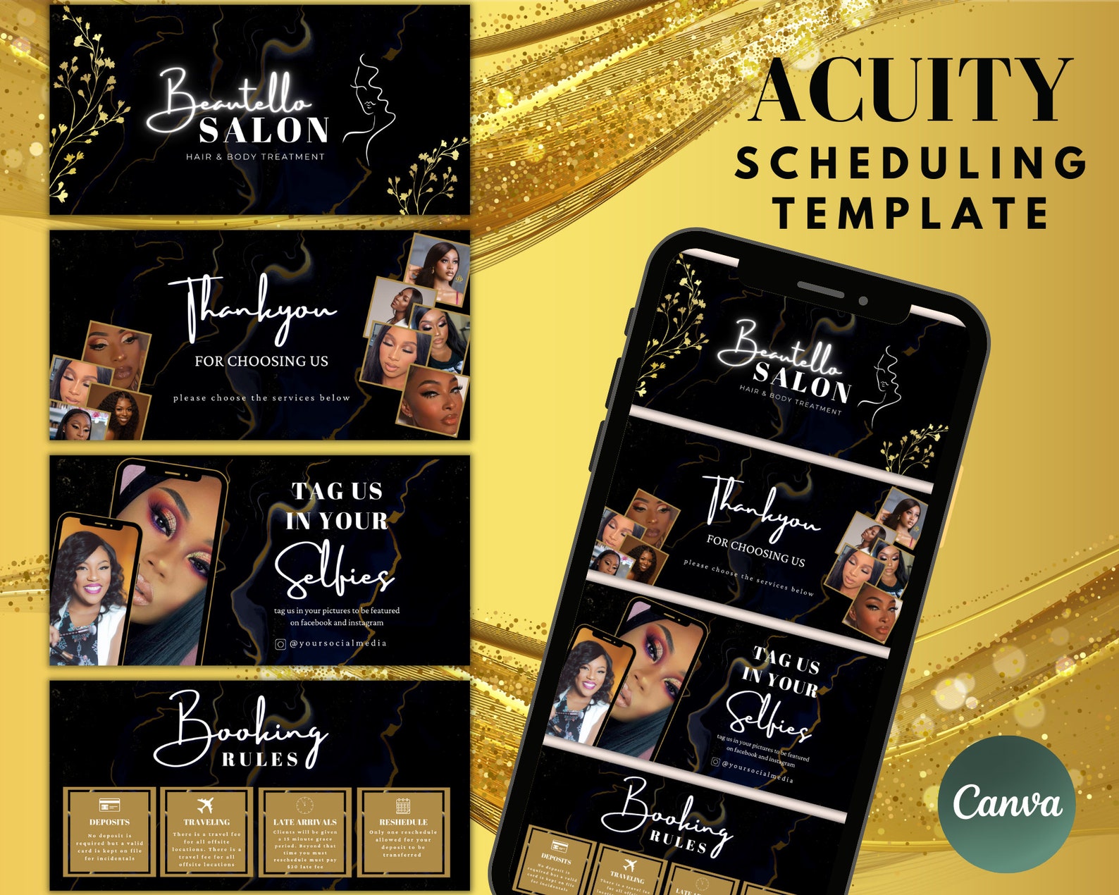 Diy Acuity Scheduling Template, Acuity Booking Site Scheduling Template ...