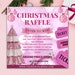 Christmas Raffle Flyer Template, Christmas Raffle Giveaway, Raffle ...
