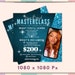 Master Class Social Media Flyer, Social Media Flyer, Master Class ...