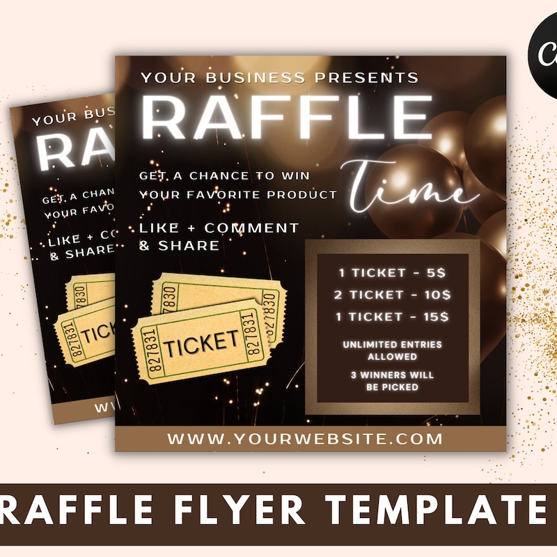 50/50 Raffle Sign - Etsy