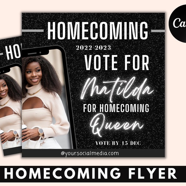 Homecoming Queen Flyer - Etsy