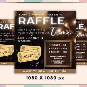 Raffle Ticket Poster, Social Media Flyer, Flyer Design, Raffle Ticket ...