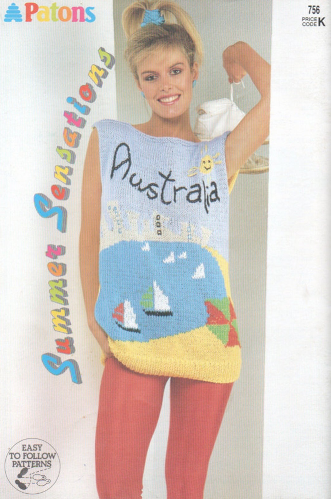 PDF Digital Download | Patons Easy to Follow Summer Sensations Patterns ...