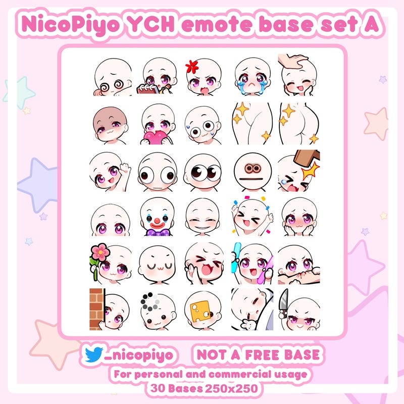 Vtuber Base Drawing - Etsy