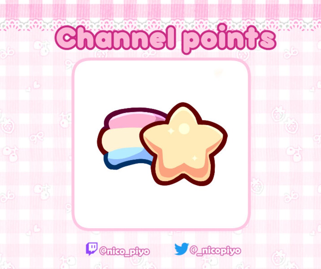 Shooting Star Channel Points for Twitch/discord/youtube - Etsy