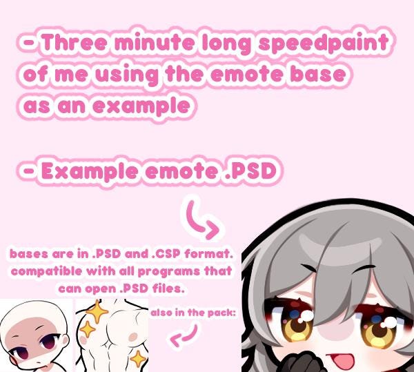 32 YCH Emote Bases - Set A - Etsy