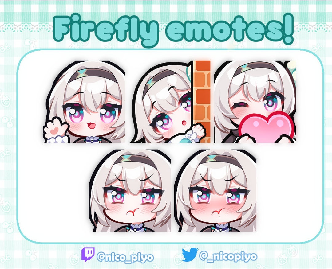 Honkai: Star Rail Firefly Emotes for Twitch and Discord - Etsy