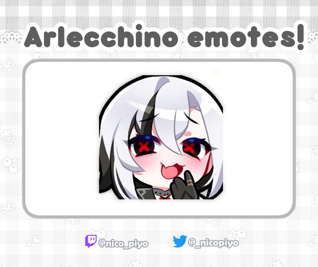 Genshin Impact Arlecchino Hehe Emote for Twitch and Discord - Etsy