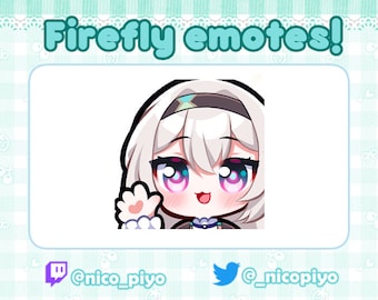 Honkai: Star Rail Firefly Peek Emote for Twitch and Discord - Etsy UK