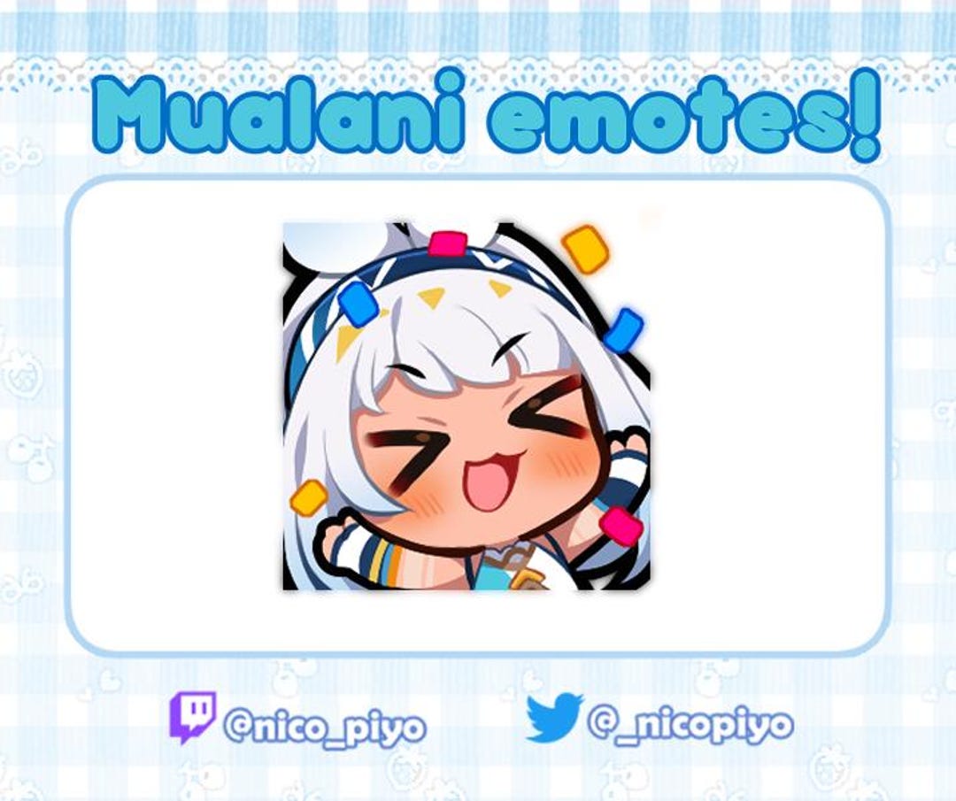 Genshin Impact Mualani Yay Emote for Twitch and Discord - Etsy