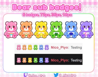 Rainbow Orca Sub-bit Badges for Twitch/youtube/discord - Etsy
