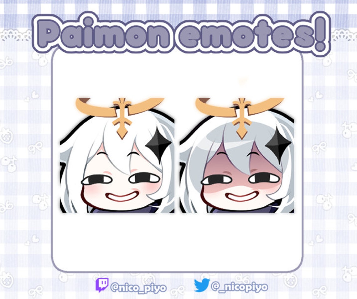 Genshin Impact Paimon Heh Emote for Twitch and Discord - Etsy