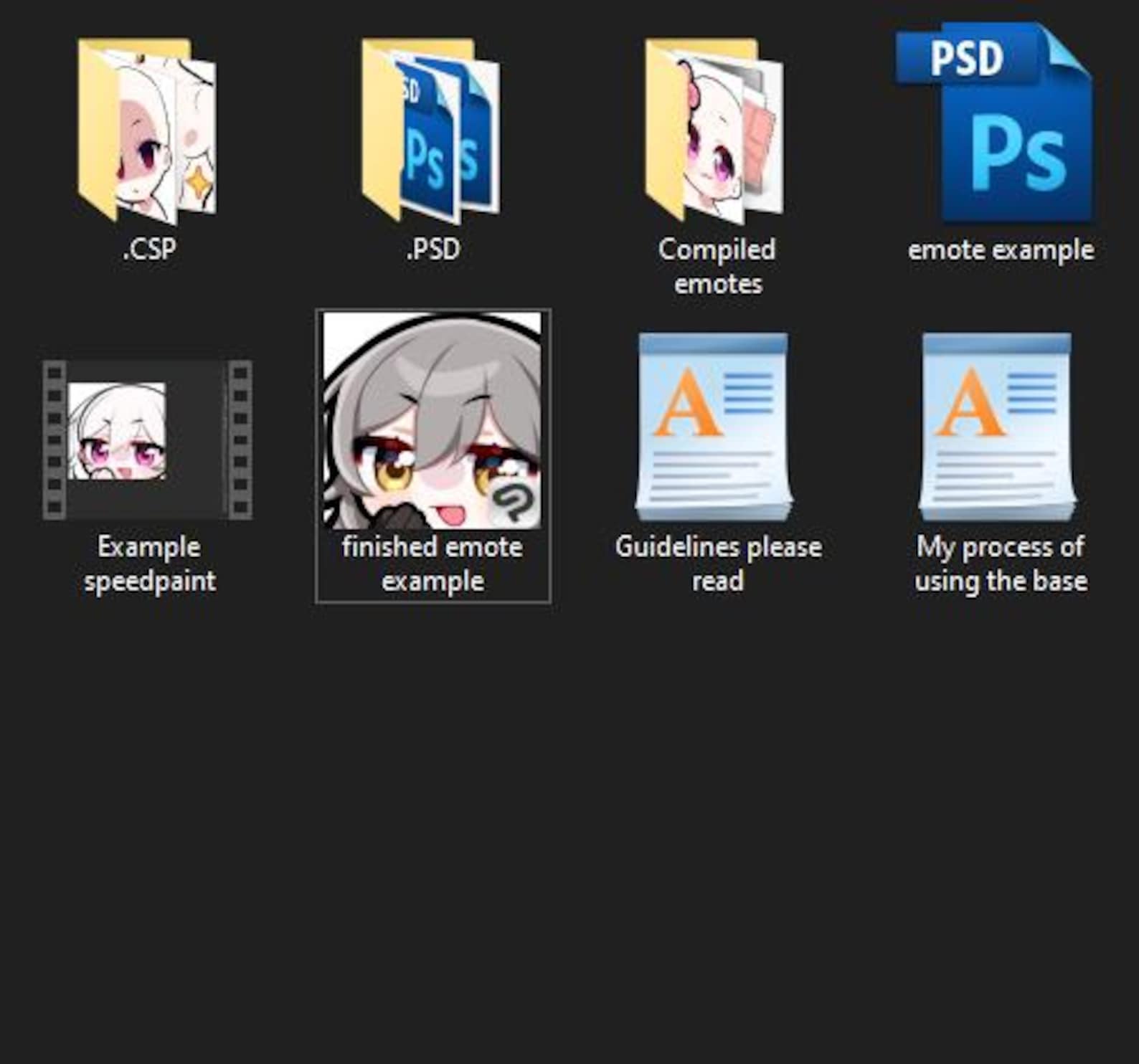 32 YCH Emote Bases - Set A - Etsy