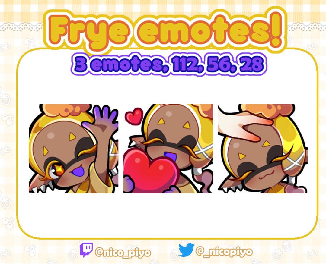 Frye Splatoon 3 Emotes for Twitch, Discord and Youtube - Etsy