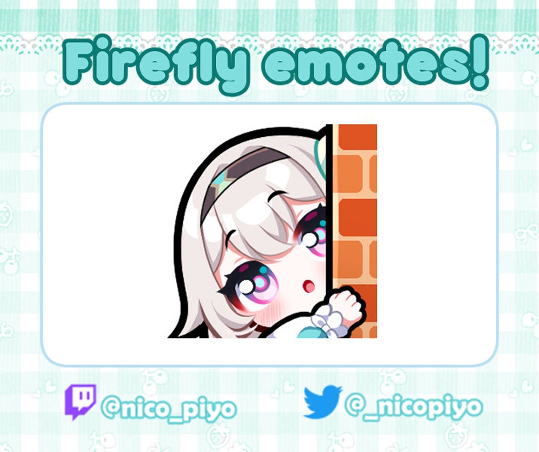 Honkai: Star Rail Firefly Peek Emote for Twitch and Discord - Etsy