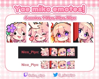 Genshin Impact Kirara Emotes for Twitch and Discord - Etsy