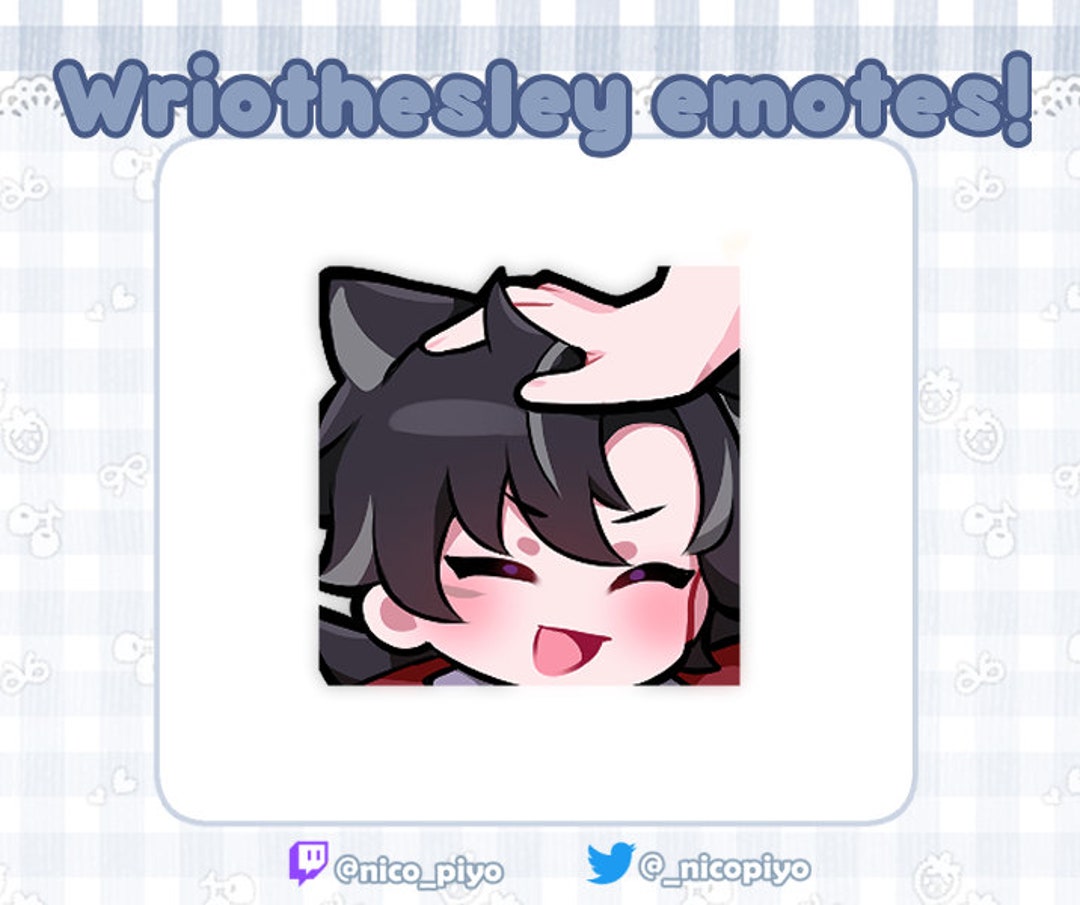 Genshin Impact Wriothesley Headpat Emote for Twitch and Discord - Etsy