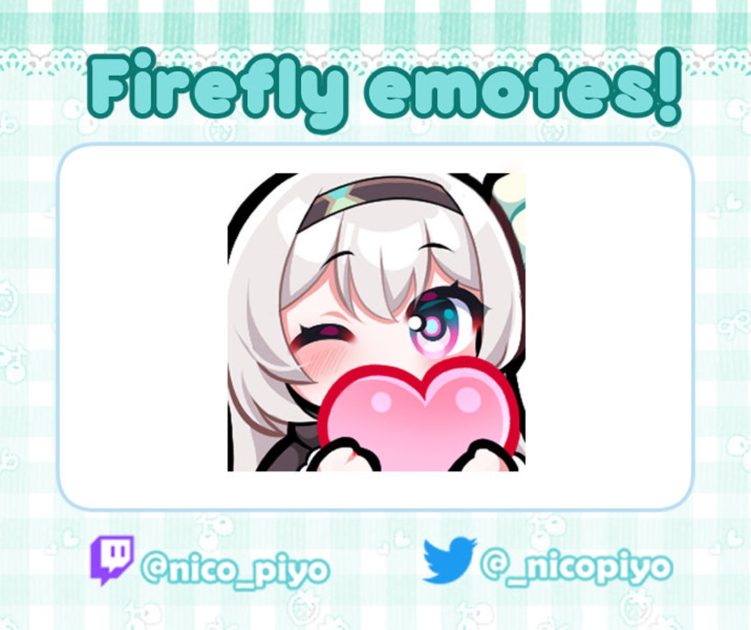Honkai: Star Rail Firefly Heart Emote for Twitch and Discord - Etsy