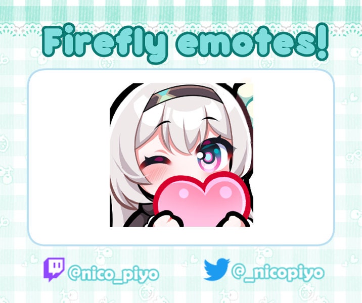 Honkai: Star Rail Firefly Heart Emote for Twitch and Discord - Etsy