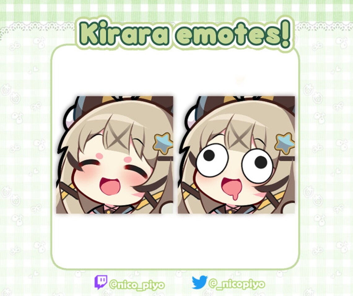 Genshin Impact Kirara Emotes for Twitch and Discord - Etsy