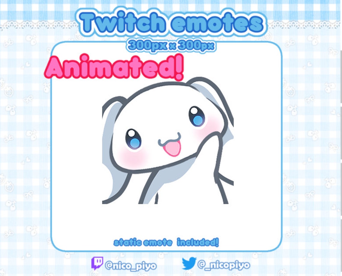 Animated and Static WAVE Emote for Twitch, Discord and Youtube - Etsy