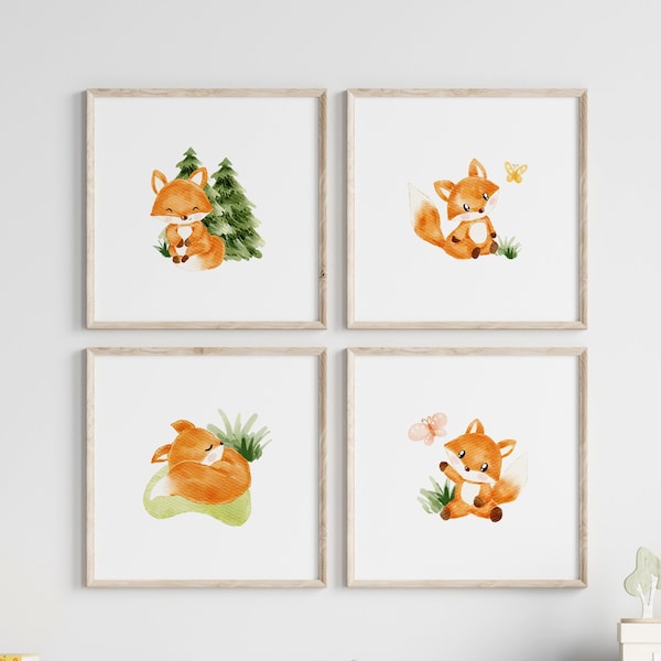 Fox Nursery Art - Etsy