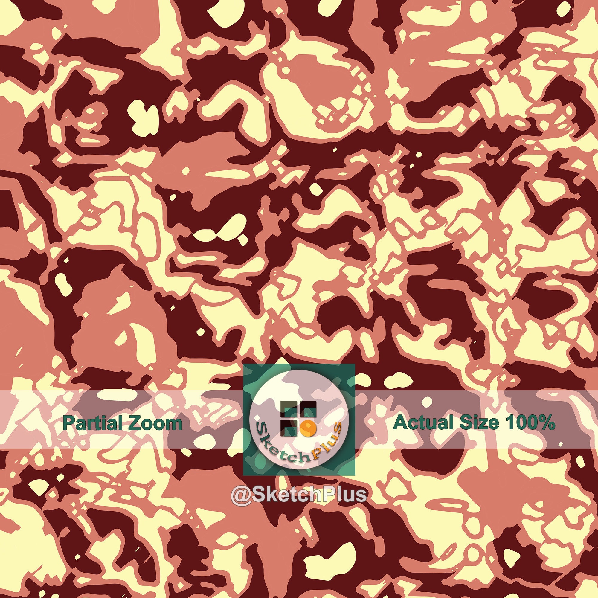 Lash Lava Camouflage Patterns Glass Blocks Colored Pencil Scrapbook ...